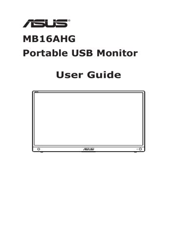 Asus ZenScreen MB16AHG Monitor User Guide | Manualzz