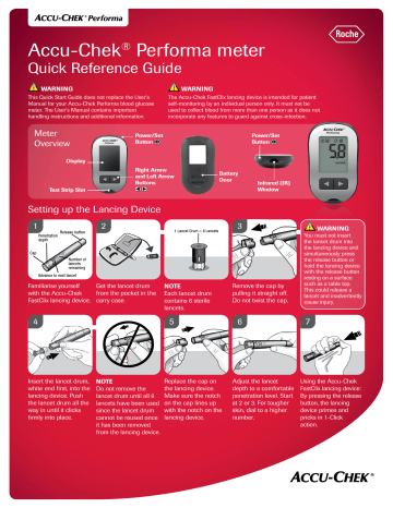 ACC-CHEK Performa Blood Glucose Meter User Guide | Manualzz