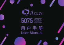 AKKO 5075 User manual | Manualzz