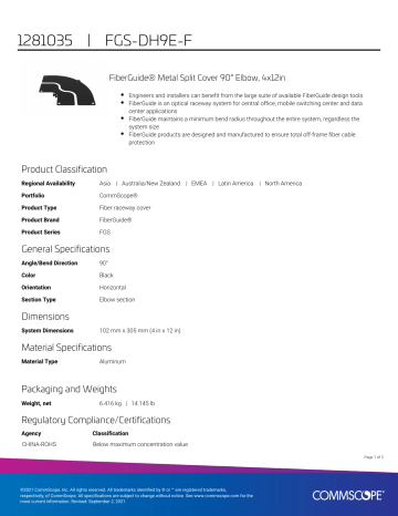 fiberguide FGS-DH9E-F Fiber User Manual | Manualzz