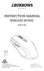 J.Burrows MS100 Wireless Mouse | AI Chat & PDF Download | Manualzz