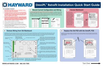 Hayward HLPROUPG OmniPL Retrofit Kit User Guide | Manualzz