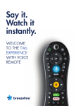breezeline Stream TV Remote Essentials User Guide | Manualzz