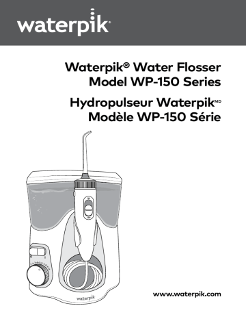 Waterpik WP-150 Series Water Flosser Instruction manual | Manualzz