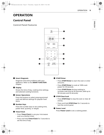 LG LMC2075ST Control Panel User Manual | Manualzz