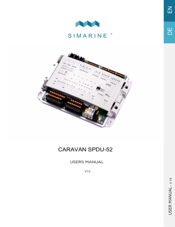 SIMARINE CARAVAN SPDU-52 Master Power Unit User Manual | Manualzz