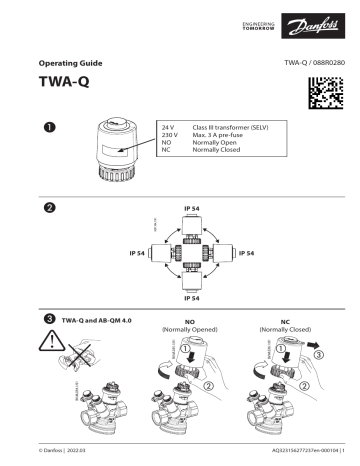 Danfoss TWA-Q Actuators User Guide | Manualzz
