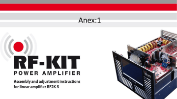 RF-KIT RF-KIT RF2K-S Power Amplifier Instruction manual | Manualzz