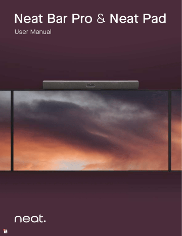 neat NFD1 Bar Pro Pad Zoom Rooms System User Manual | Manualzz