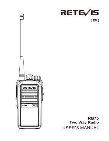 RETEVIS RB75 Two Way Radio User Manual | Manualzz