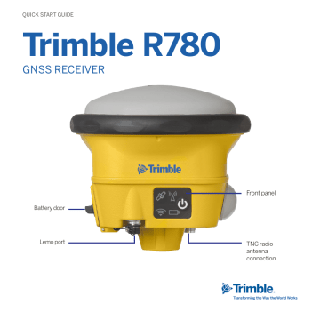 Trimble R780 GNSS Receiver User Guide | Manualzz