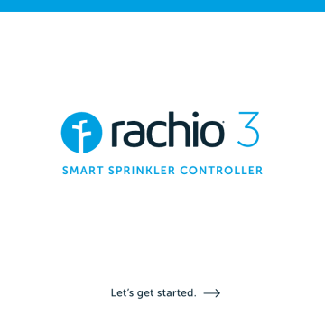 rachio 3 Smart Sprinkler Controller Installation Guide | Manualzz
