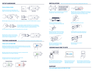 noke 2AFRJ-100 Positioning Gateway Installation Guide | Manualzz