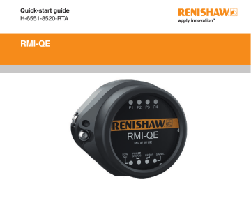 RENISHAW RMI-QE Radio Machine Probe User Guide | Manualzz