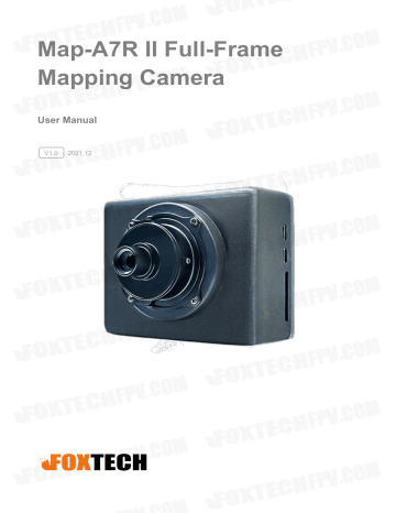 FOXTECH Map-A7RII Full-Frame Mapping Camera User Manual | Manualzz