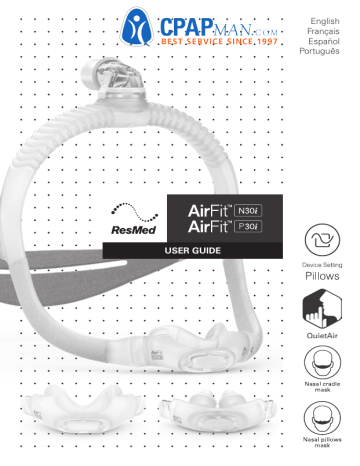 ResMed A7034 AirFit N30i Nasal Mask System User Guide | Manualzz
