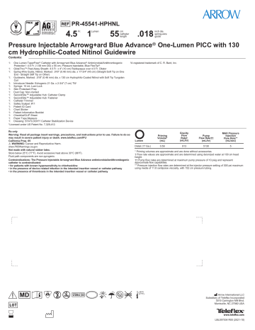 Arrow PR-45541-HPHN Pressure Injectable Arrowg+ard Blue Advance One ...