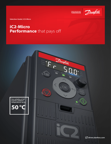Danfoss iC2-Micro Compact and Flexible Drive User Guide | Manualzz