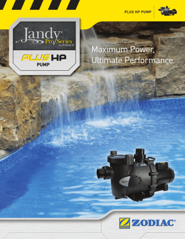 Jandy Pro Series Plus HP Pump Owner’s Manual | Manualzz