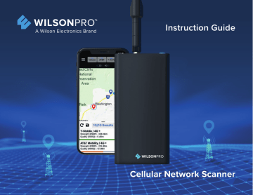 WILSONPRO 910055 Cellular Network Scanner Installation Guide | Manualzz