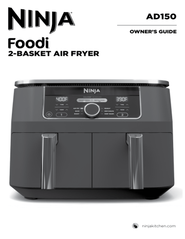 Ninja AD150 Foodi 2 Basket Air Fryer Owner’s Manual | Manualzz