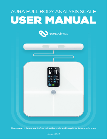 aurawellness BS20 Full Body Analysis Scale User Manual | Manualzz