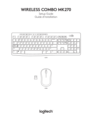 Logitech MK270 Wireless Combo Keyboard User Guide | Manualzz