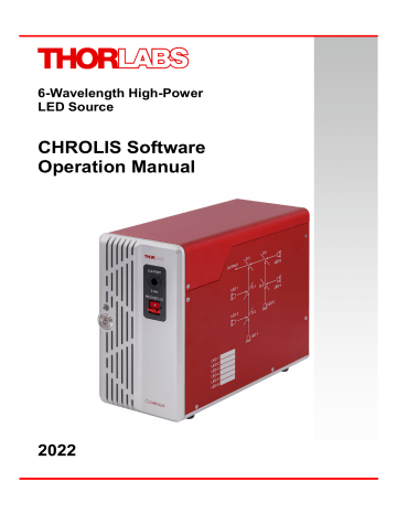 THORLABS 2022 6-Wavelength High-Power LED Source User Manual | Manualzz