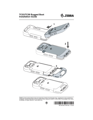 ZEBRA TC53 Rugged Boot Mobile Computer Installation Guide | Manualzz