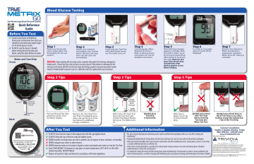 TRUE METRIX 60 Self Monitoring Blood Glucose System User Guide | Manualzz