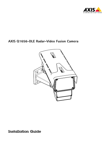AXIS Q1656 DLE Radar Video Fusion Camera Installation Guide | Manualzz