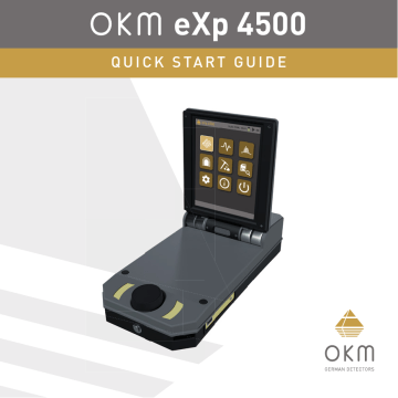 OKM eXp 4500 Professional Detector User Guide | Manualzz