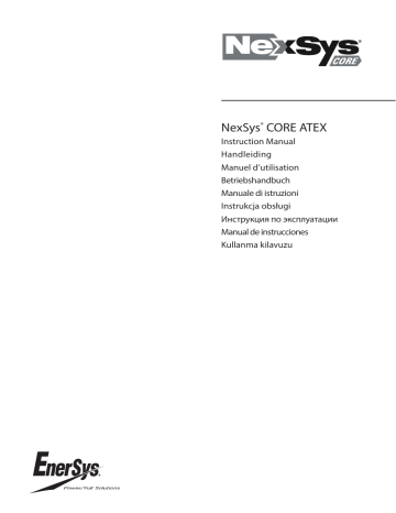 Enersys NexSys Core Atex Lead Battery instruction manual | Manualzz