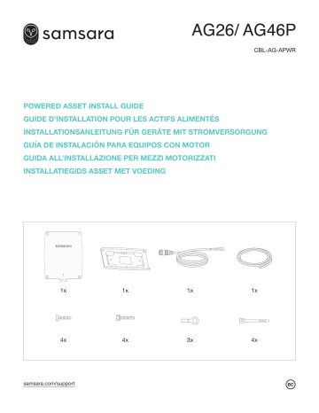 Samsara AG26 Powered asset gateway Installation Guide | Manualzz