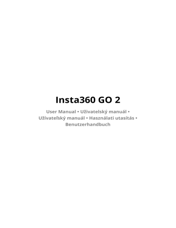 Insta360 IN360-GO2 GO2 Action Camera Benutzerhandbuch | Manualzz