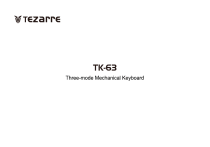 TeZarre TK-63 Mechanical Keyboard | AI Chat & PDF Download | Manualzz