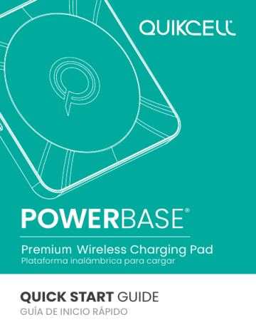 QUIKCELL POWERBASE Premium Wireless Charging Pad User Guide | Manualzz