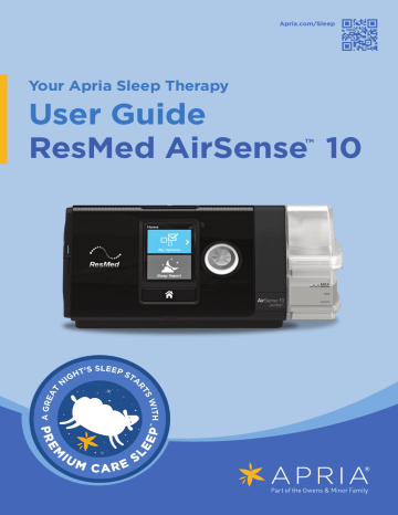 APRIA ResMed AirSense 10 Sleep Therapy Device User Guide | Manualzz