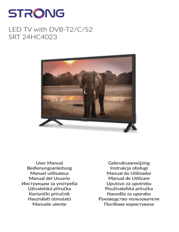 Strong SRT24HC4023 LED TV Navodila za uporabo | Manualzz