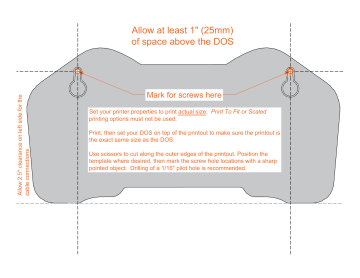 Neptune DŌS Mounting Template | Manualzz