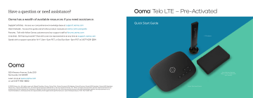 Ooma Pre-Activated Telo Air 2 Quick Start Guide | Manualzz
