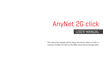 MIKROE AnyNet 2G Click User Manual | Manualzz