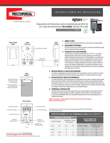 RectorSeal RSH-50 Instrucciones de operación | Manualzz