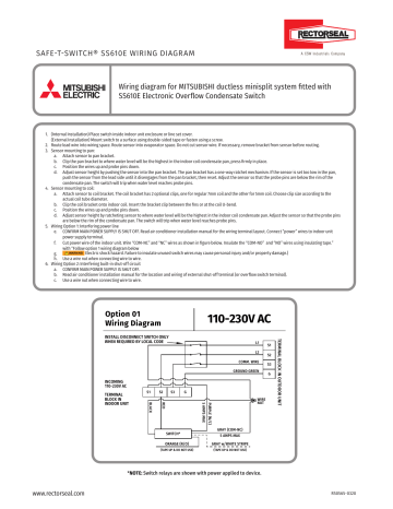 RectorSeal Safe-T-Switch SS610E Wiring Diagram | Manualzz