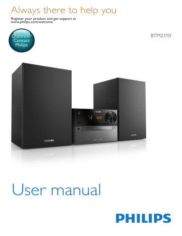Overview of the main unit. Philips BTM2310 | Manualzz