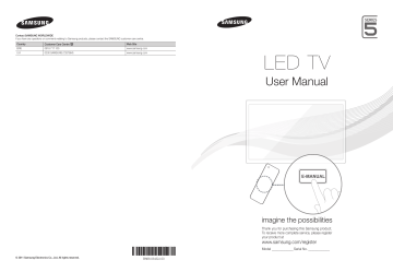 Samsung UE-46D5000 user manual Tv User Guide Manual | Manualzz
