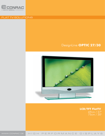 Conrac DesignLine OPTIC 27 User Guide | Manualzz