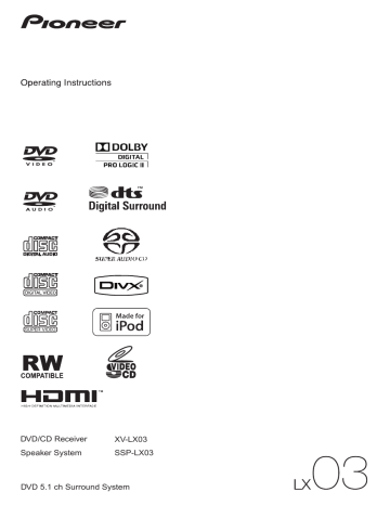 Pioneer LX03 User Guide Manual Pdf | Manualzz