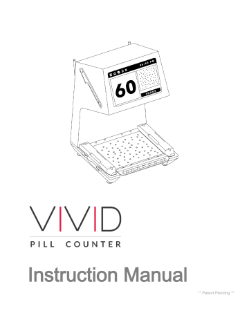 Torbal VIVID Pharmacy Pill Counter Instruction manual | Manualzz