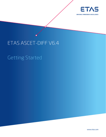 ETAS ASCET-DIFF Getting Started Guide | Manualzz